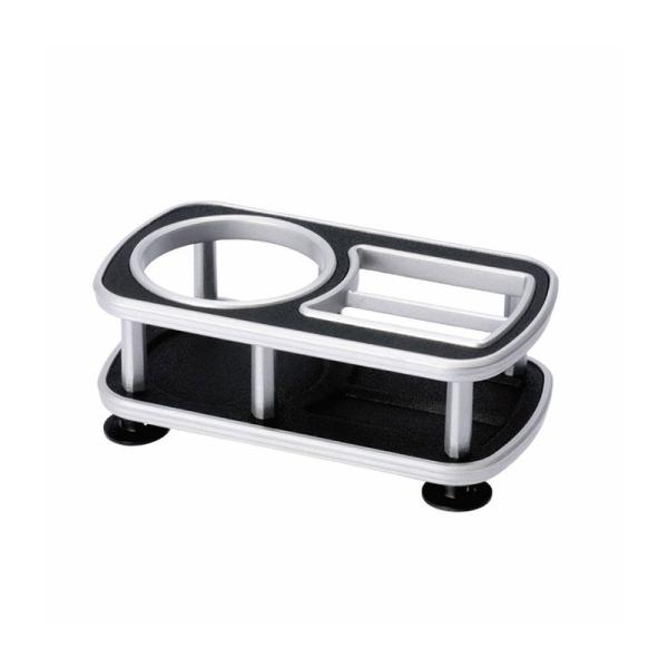 ●ダッシッボードに取付けるテーブルタイプのドリンクホルダー。●4本の可動スペーサーで曲面や斜面に取付OK。カラー クローム(CHROME)製品重量 170g製品サイズ H65×W178×D100(mm)メーカー  :  カーメイト / Ca...