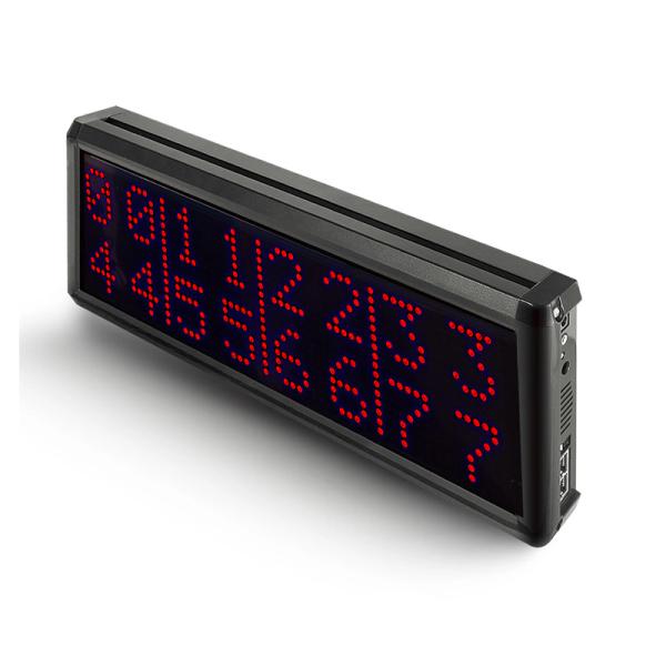 ワイヤレスチャイムの8番号同時表示の受信機モニター単品です。高感度アンテナ付きで伝送距離最大300メートル。【機能】1・4・8番号同時表示1台の送信機から複数のモニタに表示可能複数の送信機に同じ番号を設定可能自由な送信機番号の設定可能（01...