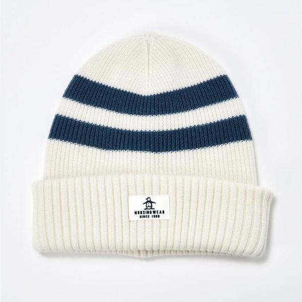 あたたかさをキープする、保温性に優れたニットワッチ・メリハリのある配色が目を引くマリンボーダーのニットワッチ。・嵩高で膨らみ感がある、メリノウールとアクリルをブレンドした糸を使用しました。・保温性に優れており、頭まわりを優しく包み込みます。...