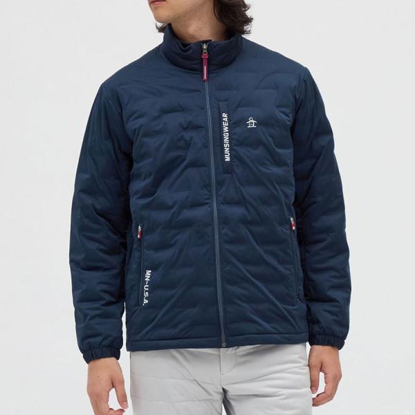 商品説明：ARTECH SHELLシリーズの高機能中わたブルゾン。防風・撥水・ストレッチ性のある2層構造素材を使用し、暖かく動きやすい設計。ヒートナビ中わたが光を熱に変換し+5℃の保温効果を発揮。軽量で着心地が良く、冬のゴルフや日常の防寒に...