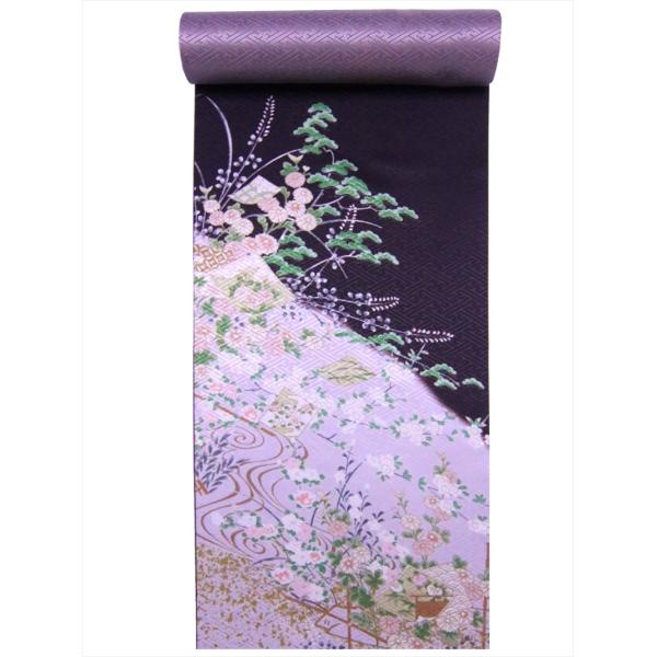 【発売日：2025年07月07日】型番／51-33 76009003 No.33弊社在庫の見切り品です。染めムラ・織りキズが多少あります。洗える付下げ・反物・未仕立て品・ポリエステル100%・長さ12m・生地巾38cm・変わり織り(拡大写真...