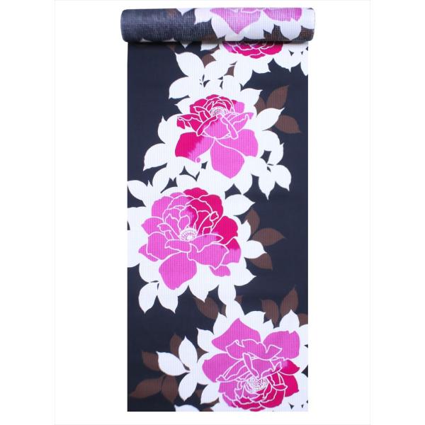 【発売日：2025年11月11日】商品番号／51-21 61801724  No.253そしてゆめブランド。浴衣・反物・綿100％・長さ12m・巾39cm・捺染(片面染め)・変り織り（タテ絽風）・耳アリ・日本製。浴衣・洋装・インテリア・のれ...