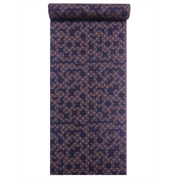 【発売日：2025年02月02日】品番/21-26 61168603  No.587メンズゆかた・反物・未仕立て品・綿100％・長さ12m・巾39cm(キングサイズ)・変り織り(拡大写真参照)・捺染(片面染め)・耳ナシ(耳がほつれにくい特殊...