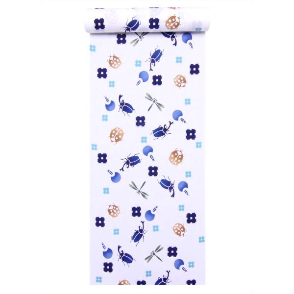 【発売日：2020年03月19日】型番／61-61 04608403ゆかた・生地・未仕立て品・1，2才用(一ツ身)・長さ 3.8m(1丈)・巾 38cm・綿100%・注染(ちゅうせん・手染め・両面染め)・平織り・耳アリ・浜松産。浴衣の仕立て...