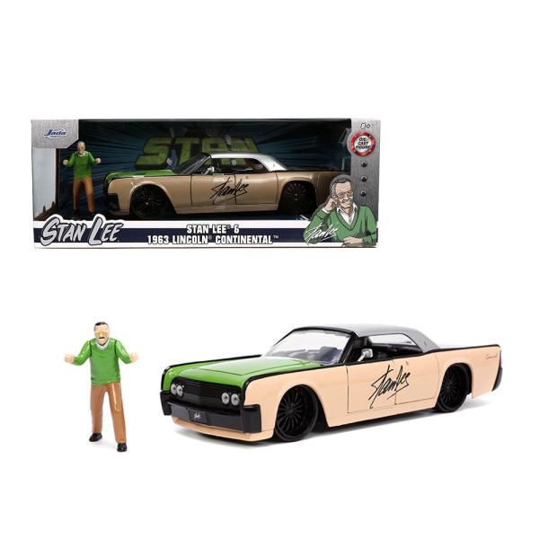 ■JadaTOYS製　ダイキャスト製■サイズ　：1/24　　*スタン・リーは、アメリカ合衆国の漫画原作者。マーベル・コミック編集委員、マーベル・メディア名誉会長。 マーベル・コミック発行責任者などを務めた。*金属製フィギュア付きです！*細か...