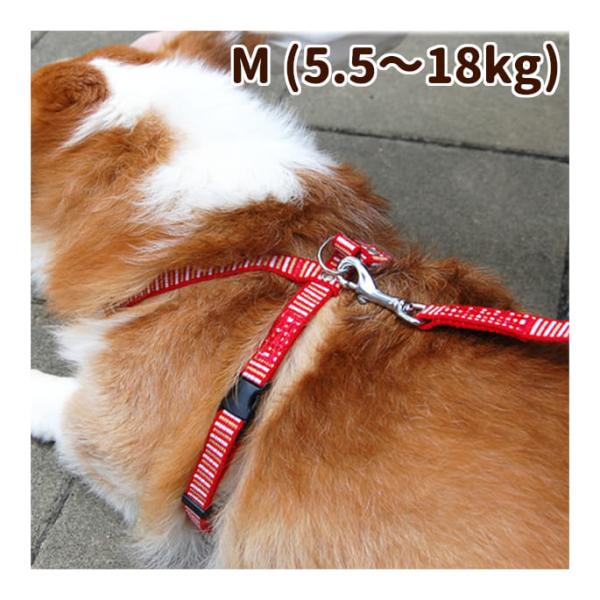 犬 ハーネス 中型犬|胴輪|柔らかい|シンプルで人気のハーネスSTEP(ステップシリーズ)！どんな犬種の愛犬にもピッタリで使いやすい胴輪！■サイズ：M(胴回り44〜68cm、幅1.5cm)■色：ブラック、カーキ、レッド■MATERIAL：ア...