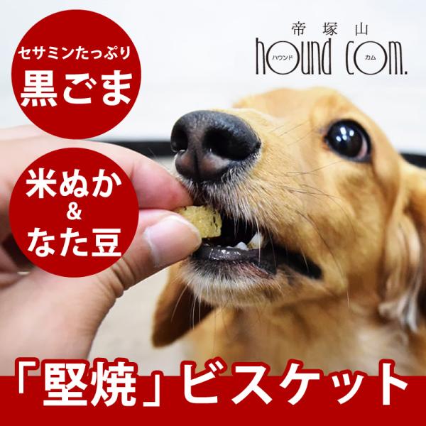 米由来の素材を味わう堅焼きのデンタルビスケット！安心無添加で、一口サイズだから小型犬も食べやすい！硬すぎずないけどボリボリとした歯ごたえに愛犬もやみつきに！■内容量60g■原材料米粉(宮崎県産)、米飴、米油、米ぬか、黒ゴマ、なた豆粉末■保証...