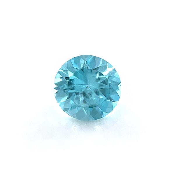強い輝きの透き通ったブルー。複屈折による複雑な輝きが魅力的なブルージルコン。ジルコンの中でも最も人気があるお色です。ラウンドカットで眩い輝きを放ちます。■スペック宝石名・・・ジルコン鉱物名・・・ジルコン重さ・・・0.51ctサイズ・・・約4...