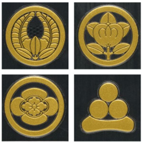 貼ってこするだけ簡単に豪華な蒔飾り サイズ：約3cm×3cm（１枚）  ※紙には適しません。