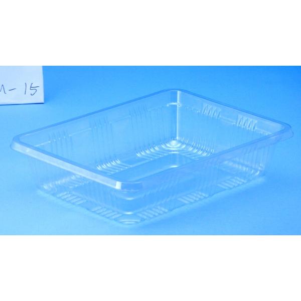メーカー：ミネロン化成商品名：フルーツ M-15商品コード：24-050サイズ(mm)：180×135×40P袋入数：100CS入数：2000材質：A-PET重量(g)：8.1KEYWORDSトレイ  容器  資材  フルーツ  ケース  ...