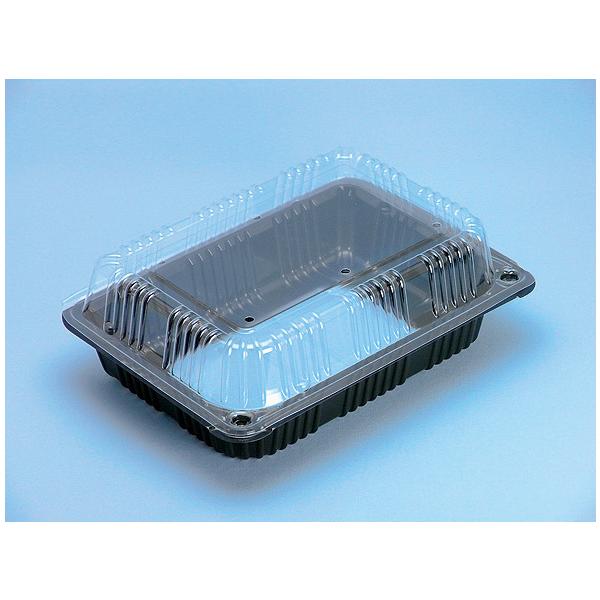 商品名：トマパック-5 黒商品コード：203360サイズ(mm)：180(160)×130(110)×62高さ(mm)：本体＋フタ(mm)：32＋28P袋入数：100CS入数：600材質：OPS重量(g)：9.1内容量の目安：Mサイズのトマ...