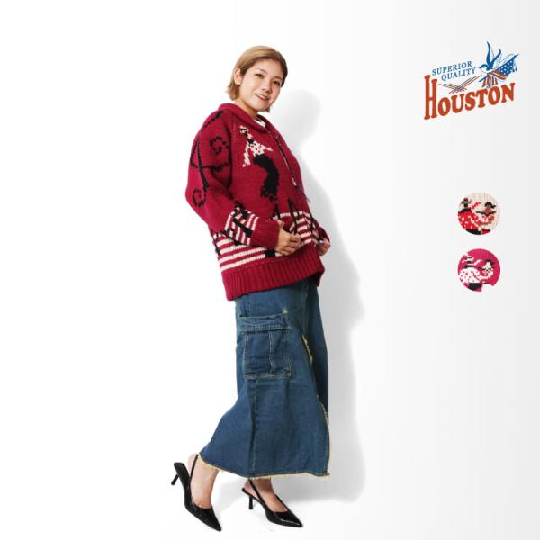 商品名2019W SOUVENIR COWICHAN SWEATER (DANCE) / スーベニアカウチンセーターブランドHOUSTON woman半世紀にわたり、ミリタリー・アメリカンヴィンテージウェアの企画・製造・販売を行ってきた『H...