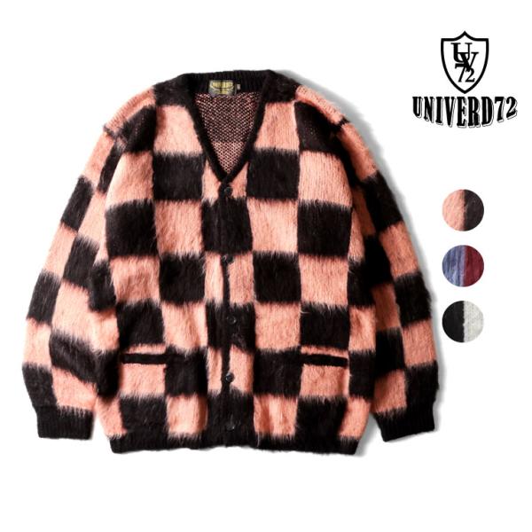 商品名22330 MOHAIR TOUCH CARDIGAN(CHECKERD FLAG) / モヘアタッチ起毛カーディガン商品説明ダブルジャガードで織られた、インパクトがあり鮮やかな色使いのチェッカーフラッグ柄カーディガン。コーディネート...