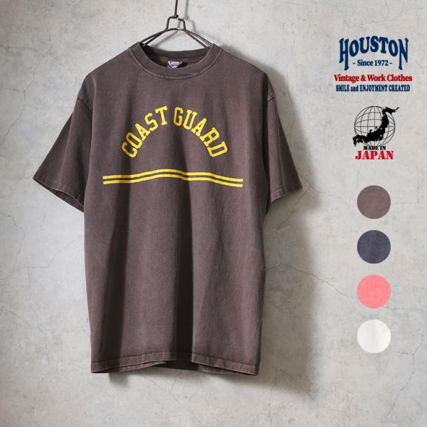 商品名22424 PIGMENT PRINT TEE (COAST GUARD) / ピグメントプリント半袖Tシャツ (コーストガード)商品説明交織りに編み立てた17番単糸の完全オリジナル生地を使用。ピグメントバイオ加工と相まってUSED感...