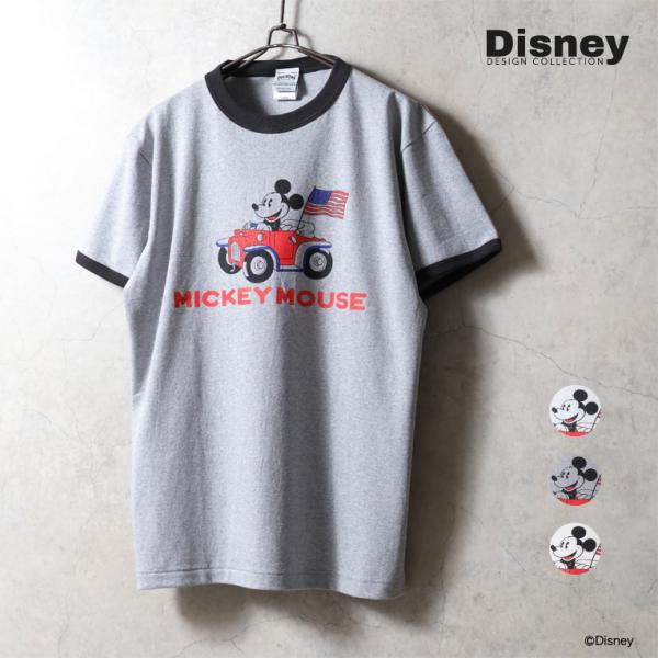 商品名22429 【HOUSTON】 MICKEY MOUSE PT S/S RINGER TEE (1) / ミッキーマウス プリント 半袖 リンガー Ｔシャツ商品説明6.2ozの適度な厚みのあるオープンエンド糸を使用したドライな質感が特...