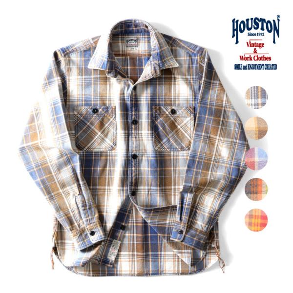 商品名41051 VINTAGE CHECK VIYELLA SHIRT / ビンテージチェックビエラシャツ商品説明HOUSTON秋冬の定番アイテム【ビエラシャツシリーズ】。ヘヴィーオンスなビエラ生地を使用し、着込むほどに経年変化も楽しめる...