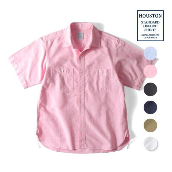 商品名41134 OXFORD S/S WORK SHIRT / オックスフォード半袖ワークシャツ商品説明USコットンライクの硬く乾いた質感のオックスフォード生地を使用した半袖のワークシャツ。巻き3本針縫製やネコ目ボタンを採用し、ヴィンテー...