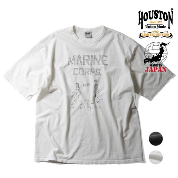 商品名U2005 PRINT TEE (MARINE CORPS.) / プリント半袖Tシャツ (マリンコープ)商品説明【HOUSTON】より、ヴィンテージ感あふれる別注半袖Tシャツが直営店限定展開で登場。長年着用したような経年変化を表現し...
