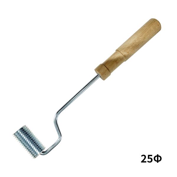 【商品名】FRP道具　脱泡　鉄 ネジローラー　50mm幅 口径25mm★FRP積層用の脱泡ローラー★【用途】FRP樹脂を塗布した後にガラスマットを貼り付け、樹脂を含浸させます。その際に出来る気泡を脱泡ローラーで除き、浸透させます。★FRP積...