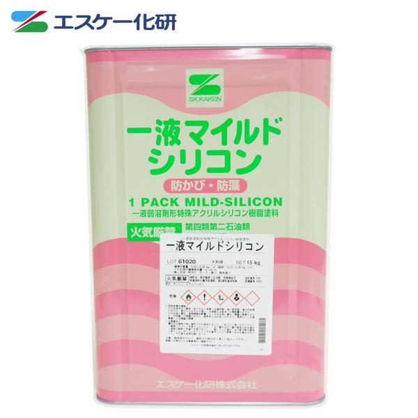 （商品内容）●一液マイルドシリコン 5分艶　15kg 石油缶※関東地方以外は送料が掛かります。※メーカー出荷完了後はお客様都合によるキャンセル・返品はお受けできません。※日付指定は出来ません。※画面上の色見本は実際の色とは異なって見えますの...