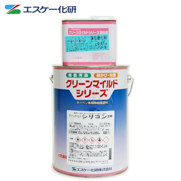 （商品内容）●弾性クリーンマイルドシリコン 5分艶　4.27kgセット（主剤：3.6kg、硬化剤：0.67kg）※関東地方以外は送料が掛かります。※メーカー出荷完了後はお客様都合によるキャンセル・返品はお受けできません。※日付指定は出来ませ...