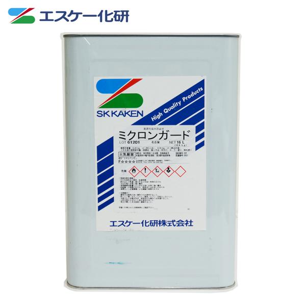（商品内容）●ミクロンガード　16L 石油缶※関東地方以外は送料が掛かります。※メーカー出荷完了後はお客様都合によるキャンセル・返品はお受けできません。※日付指定は出来ません。【特長】1.吸水防止持続性　コンクリート、セメントモルタル、セメ...