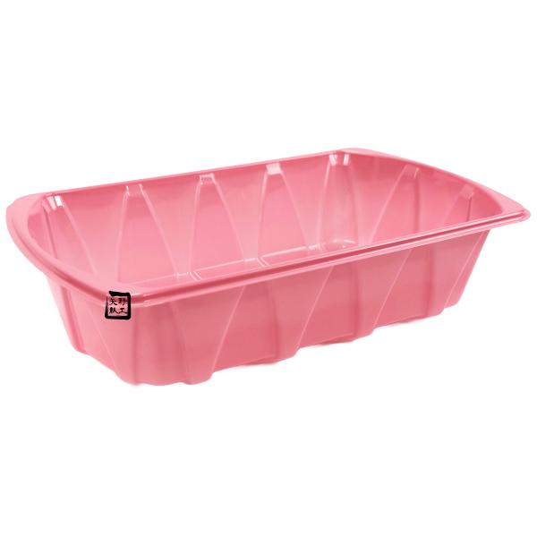 規格：長辺207(197)mm×短辺127(116)mm×高さ52mm ※()は内寸材質：A-PET色・柄：ピンク重量/枚：12.6gメーカー：信和株式会社1ケース：100個×16袋入り●目安●桃18玉サイズ2個