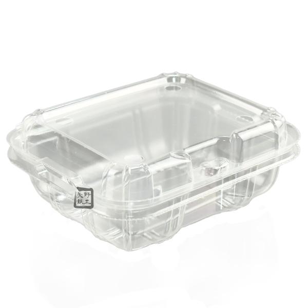 ※ご注意ください※個人宅配送不可の為、お届け先住所に農園名、店舗名、営業所名等屋号が必須となります。規格：116mm×102mm×高さ45(本体31+フタ14)mm材質：OPS 4穴開き スライド嵌合メーカー：エフピコチューパ株式会社1ケー...