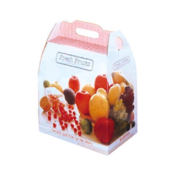 ※ご注意下さい※フルーツ他付属品はございません。箱のみの販売となります。規格：300mm×185mm×高さ385(315)mm材質 ：コート+Eフルート重量/枚：340gメーカー：信和株式会社1ケース：10枚×5束入り(10枚シュリンク包装...