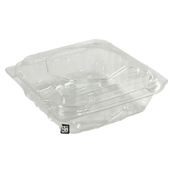 ※ご注意ください※個人宅配送不可の為、お届け先住所に農園名、店舗名、営業所名等屋号が必須となります。規格：109×106×高さ40(本体31+蓋9)mm材質：エコAPET仕様：8穴開き色・柄：透明メーカー：エフピコチューパ株式会社1ケース：...