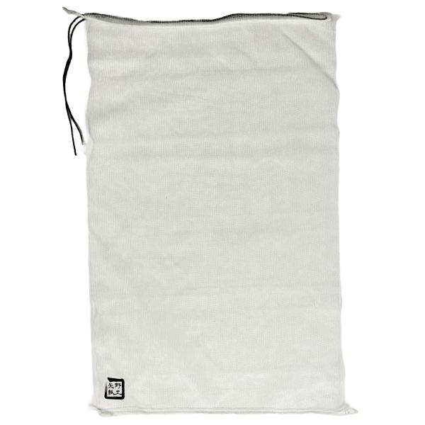 ※ご注意ください※個人宅配送不可の為、お届け先住所に農園名、店舗名、営業所名等屋号が必須となります。規格：横400mm×縦650mm材質：PE色：白メーカー：田村産業株式会社1ケース：500枚入りメリヤス編みの平らで口紐が付いた袋状ネットで...