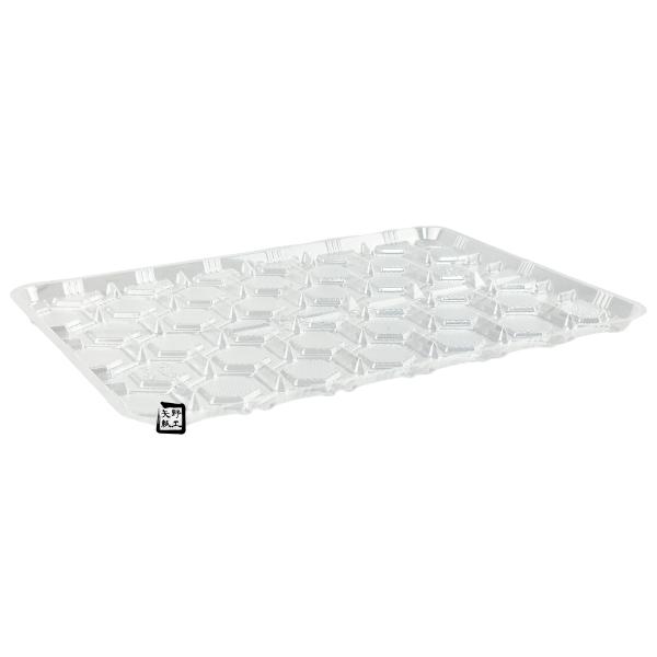 ※ご注意ください※個人宅配送不可の為、お届け先住所に農園名、店舗名、営業所名等屋号が必須となります。外寸：267×198×10mm材質：OPS色・柄：透明重量/枚：7.2gメーカー：エフピコチューパ株式会社1ケース：500枚×4袋入り容器の...