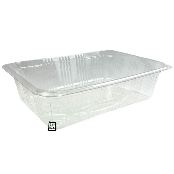 規格：長辺243(内寸228)mm×短辺175(内寸160)mm×高さ63mm材質：A-PET重量：18.7g(1枚あたり)メーカー：信和株式会社1ケース：100個×8袋入り