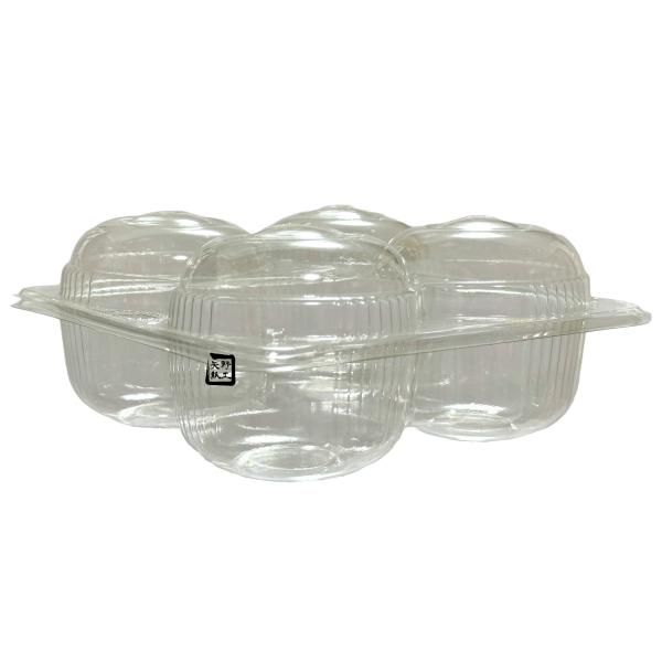 規格：長辺195mm×短辺190mm×高さ本体48+蓋34mm φ85mm材質：A-PET 嵌合 穴あき重量/枚：22gメーカー：信和株式会社1ケース：100枚×6袋入り●目安●桃・リンゴLサイズ4個用