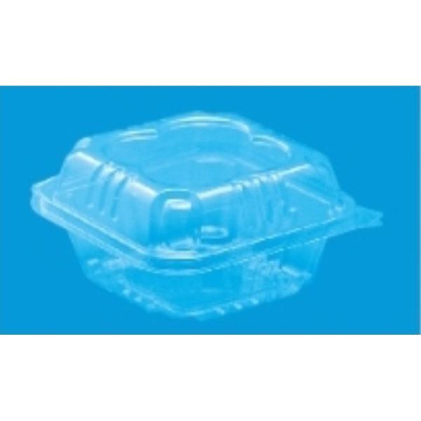 材質：OPSサイズ：115(98)x115(98) 高さ:62mm（　）は内寸重量：8.4g ＊4H穴有　嵌合蓋　ミニトマト・チェリー約220~250g用に最適＊100枚ポリ袋入り 2ケース（2400枚）＊使いやすさと強度、店頭での訴求効果...