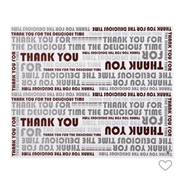 材質：上質104.7gサイズ：幅207x高255mm＊オーソドックスな長方形クレープ用包装紙です。