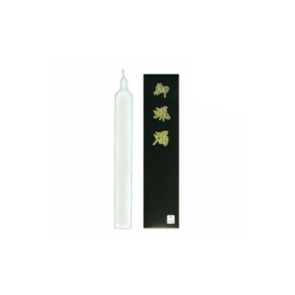 安心品質の日本製です。・メーカー／ニホンローソク・サイズ／φ40.0×355mm・燃焼時間(約)／40時間・内容量／2本・化粧箱／紙箱