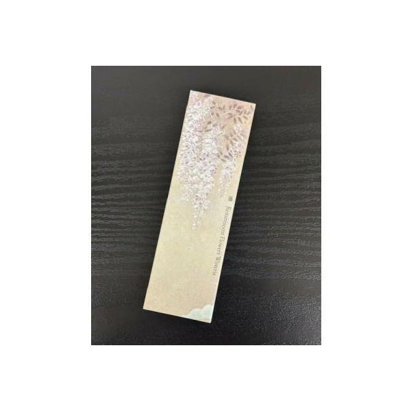 『藤ーWisteria』 花言葉は「優しさ」「歓迎」「陶酔」「忠実な」「決して離れない」初夏に藤棚から紫色の花房を長く垂らしてたくさんの花を咲かせます。蜜のような透明感のある、高貴でパウダリーな芳香が広がります。・メーカー／薫寿堂・長さ(約...