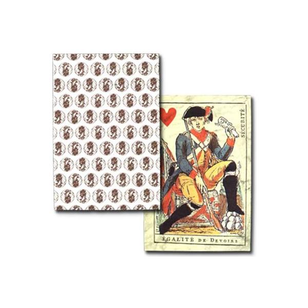 フランスの社会を根底から変革させ、全ヨーロッパに影響を及ぼしたフランス革命がテーマとなったトランプ。フランス革命が掲げた「LIBERTE(自由)」、「EGALITE（平等）」、「FRATERNITE（友愛）」のスローガンをテーマにして、それ...