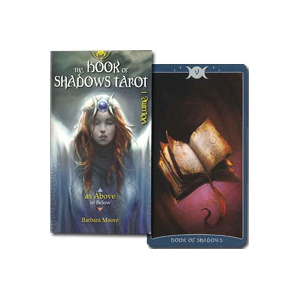 『THE BOOK OF SHADOWS』とは、魔術師でありウィッカの創設者である、ジェラルド・ガードナーの残した魔女の参考書のようなもの。こちらのタロットはウィッカをテーマに描かれ、魔女達の姿が興味深く描かれています。8番が「Spellc...