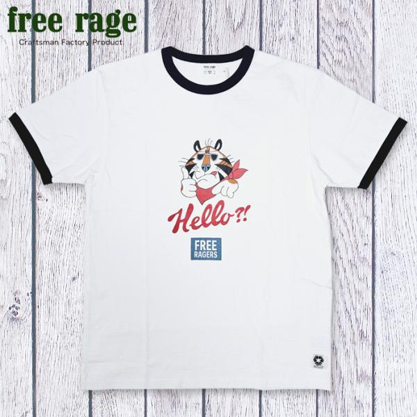 【ITEM】様々な種類のインクを調合した全てオリジナルのインクを使用し、生地の種類や色によって使い分けているfreerageのTシャツ。染み込み・クラック・フロッキー・発泡など様々な手法を駆使し、味わい深い商品を展開しています。こちらは朝食...