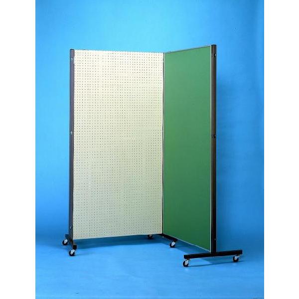 商品情報：※写真は基本セットと増設用を２台使用した例です。【大量受注生産可能商品】（検索用ワード）展示板,展示,板,パネル,有孔ボード,有孔,ボード,連結,連結展示板,連結展示パネル,有孔ボードフック