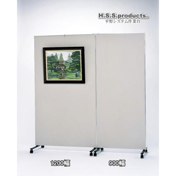 tenjiban7　背の高い大きなロング展示板（幅1200×パネル高さＨ2100）　アートギャラリークロス仕様掲示板に、間仕切り・パーティーションに最適な背の高い展示板多くの作品が展示でき、掛け軸や書道の展示にも最適○仕様組立式：お客様で簡...