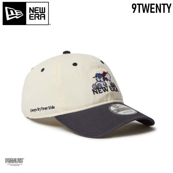アメリカの漫画家チャールズ・M・シュルツ氏による、世界一有名なビーグル犬のスヌーピーが登場するコミック「PEANUTS」デザインのコレクション。シルエットはフロント部分に芯がなく柔らかな被り心地が特徴の9TWENTY。リアのクロスストラップ...