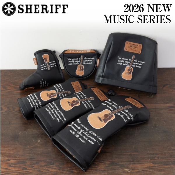 SHERIFF/シェリフゴルフから、古き良き時代をイメージしたミュージックシリーズ2026年ファーストモデルが『新発売』します。『人と被りたくない』そんなこだわりゴルファーの想いをカタチにしたミュージック感あふれる数量限定のヘッドカバーです...