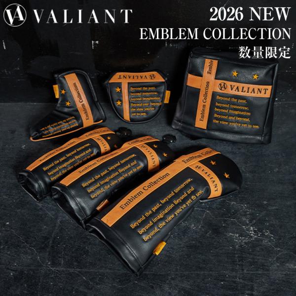 VALIANT/バリアントゴルフから、カッコよさをアップグレードするエンブレムコレクション2026年ファーストモデルが『新発売』します。『人と被りたくない』そんなこだわりゴルファーの想いをカタチにした大人感が満載の数量限定ヘッドカバーです。...