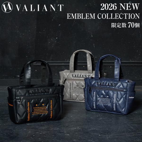 VALIANT/バリアントゴルフから、カッコよさをアップグレードするエンブレムコレクション2026年ファーストモデルが『新発売』します。『人と被りたくない』そんなこだわりゴルファーの想いをカタチにした大人感が満載の数量限定ラウンドバッグです...