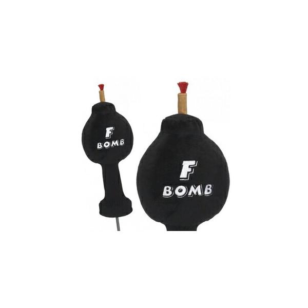 オー、デンジャラス！F BOMBヘッドカバーヘッドカバー、プロ使用、ドライバー、コンペ賞品にも爆弾の形をした F BOMBヘッドカバー。ちゃんF BOMBの意味を知ってから購入しましょう。商品詳細分類：ヘッドカバー・ドライバー用(460cc...