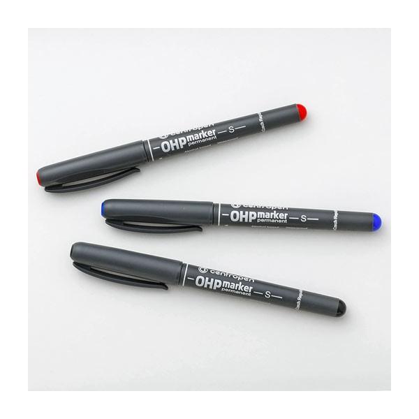 チェコの老舗筆記具メーカーcentropen(セントロペン)の油性マーカー「パーマネント」です。ペン先0.4mmで、エルゴグリップ採用。細字で水性ペンのようにサラサラな書き心地。マスキングテープの書き込みにもおすすめです。サイズ：本体 / ...