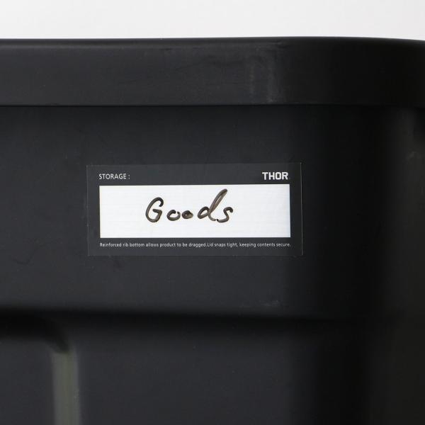 THOR(ソー)の中身を印すのにぴったりな耐水性ステッカーです。LサイズはTHORラージトートに最適なサイズ。3枚セットです。シルバーの素材に金属感と高級感を感じられるヘアライン加工を施したデザイン。油性マーカーはもちろん、ホワイトボードマ...